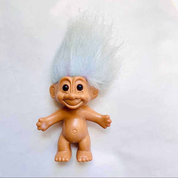 Russ | Toys | Vintage Russ Troll Pale Ice Blue Hair | Poshmark